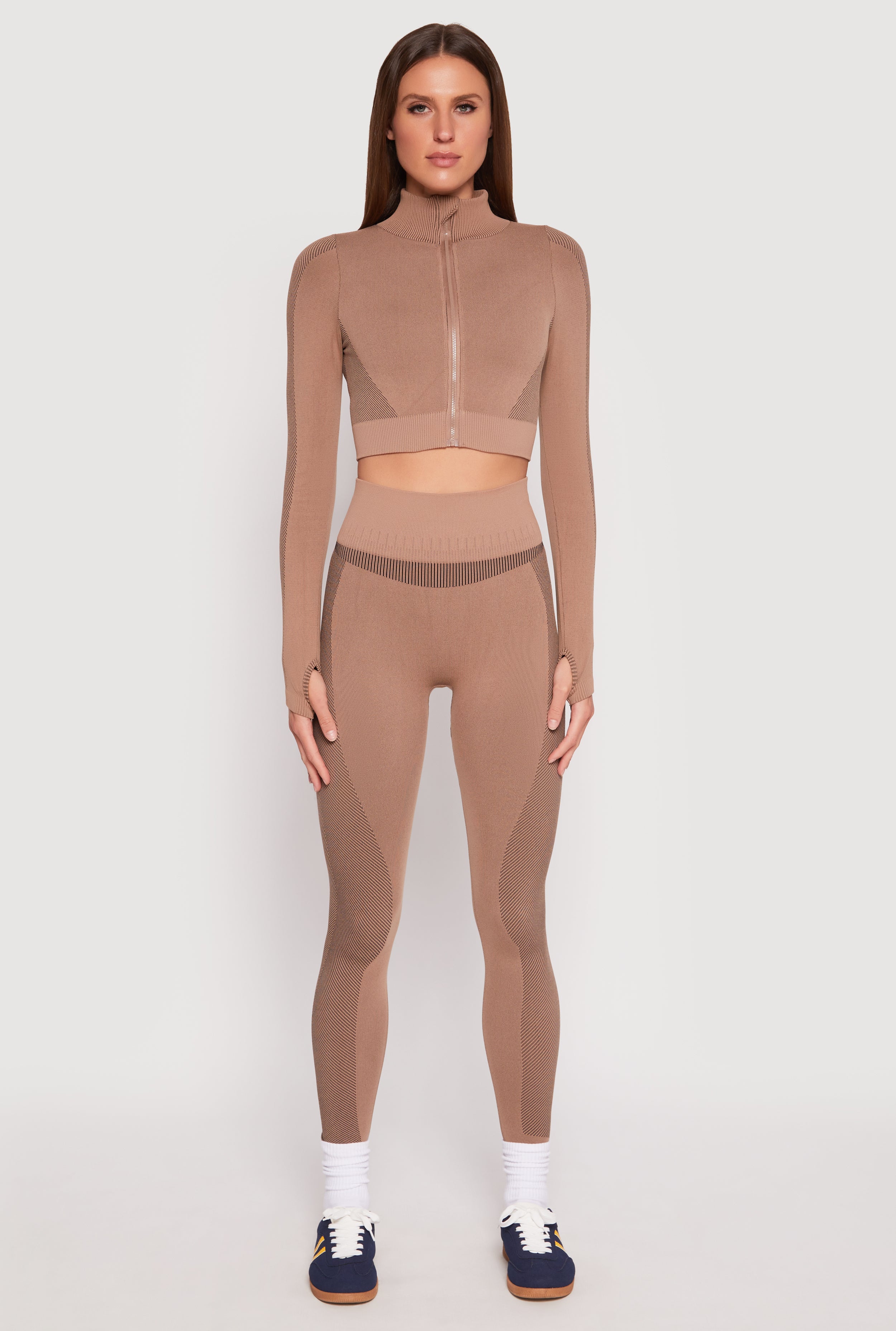 Seamless Compression Rib Leggings