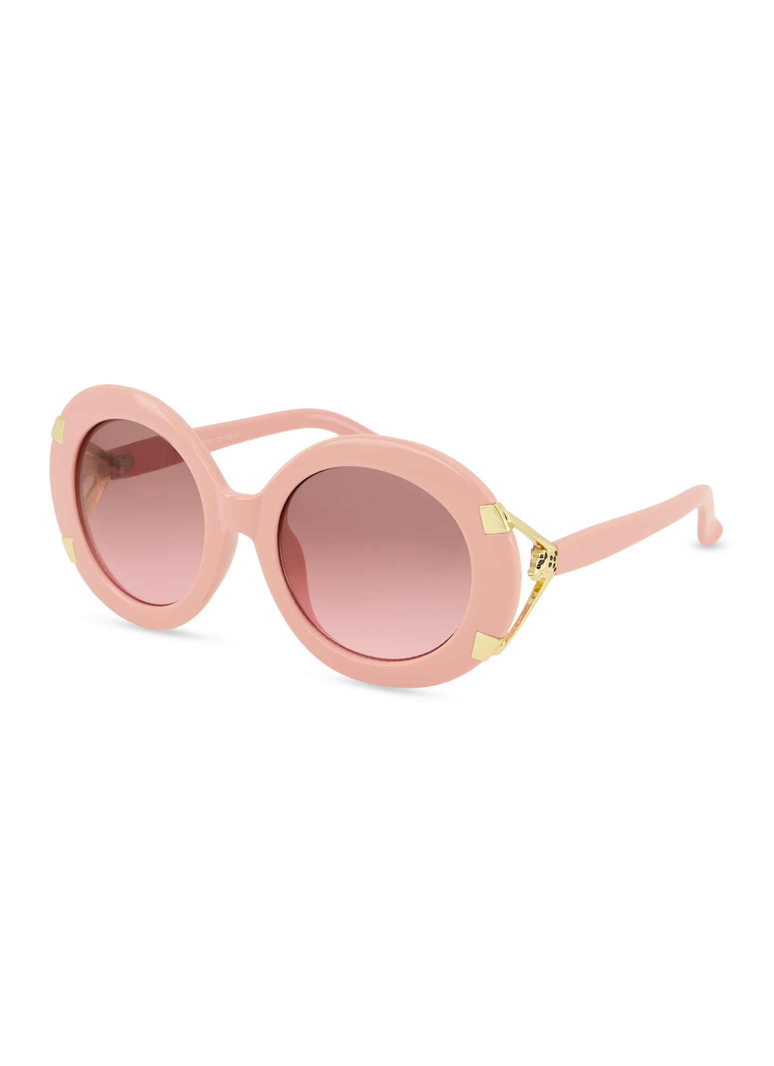 Thick Frame Oval Sunglasses