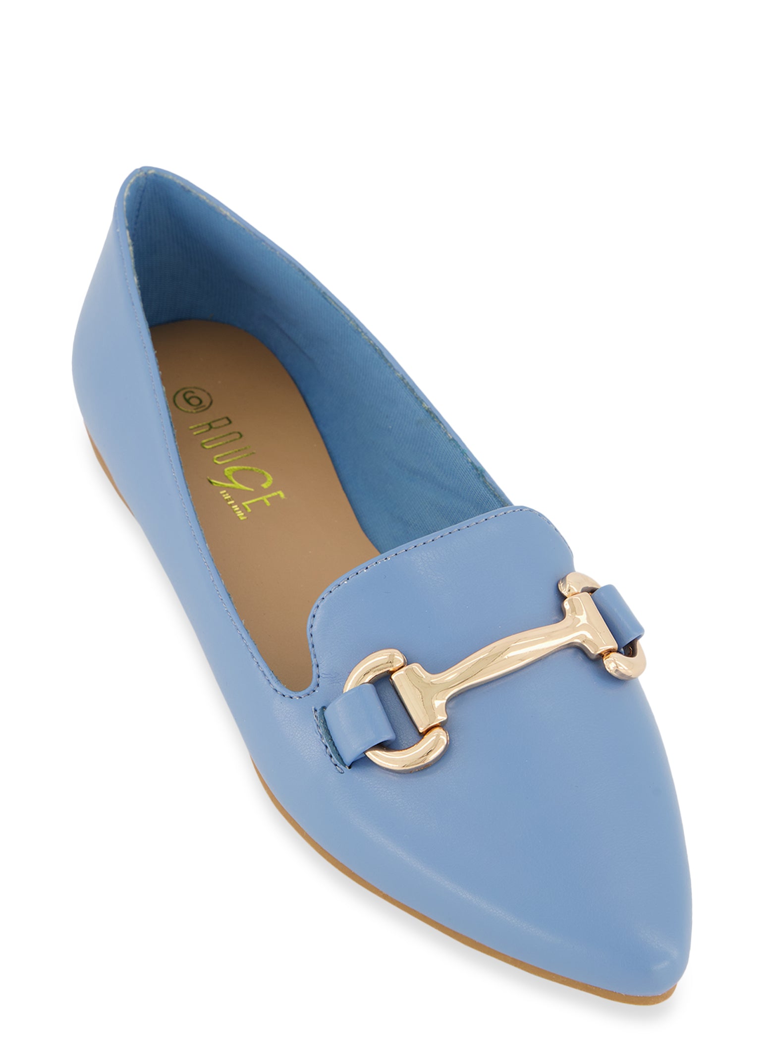 Light Blue Flat Shoes