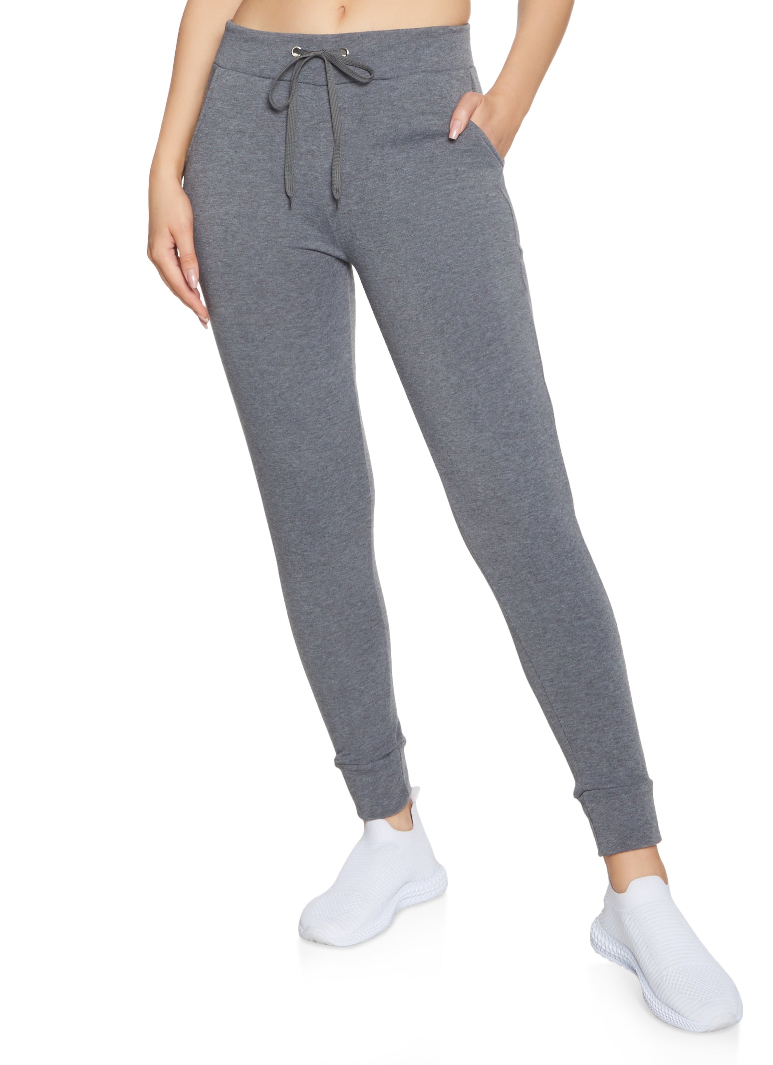 Solid Basic Fleece Joggers