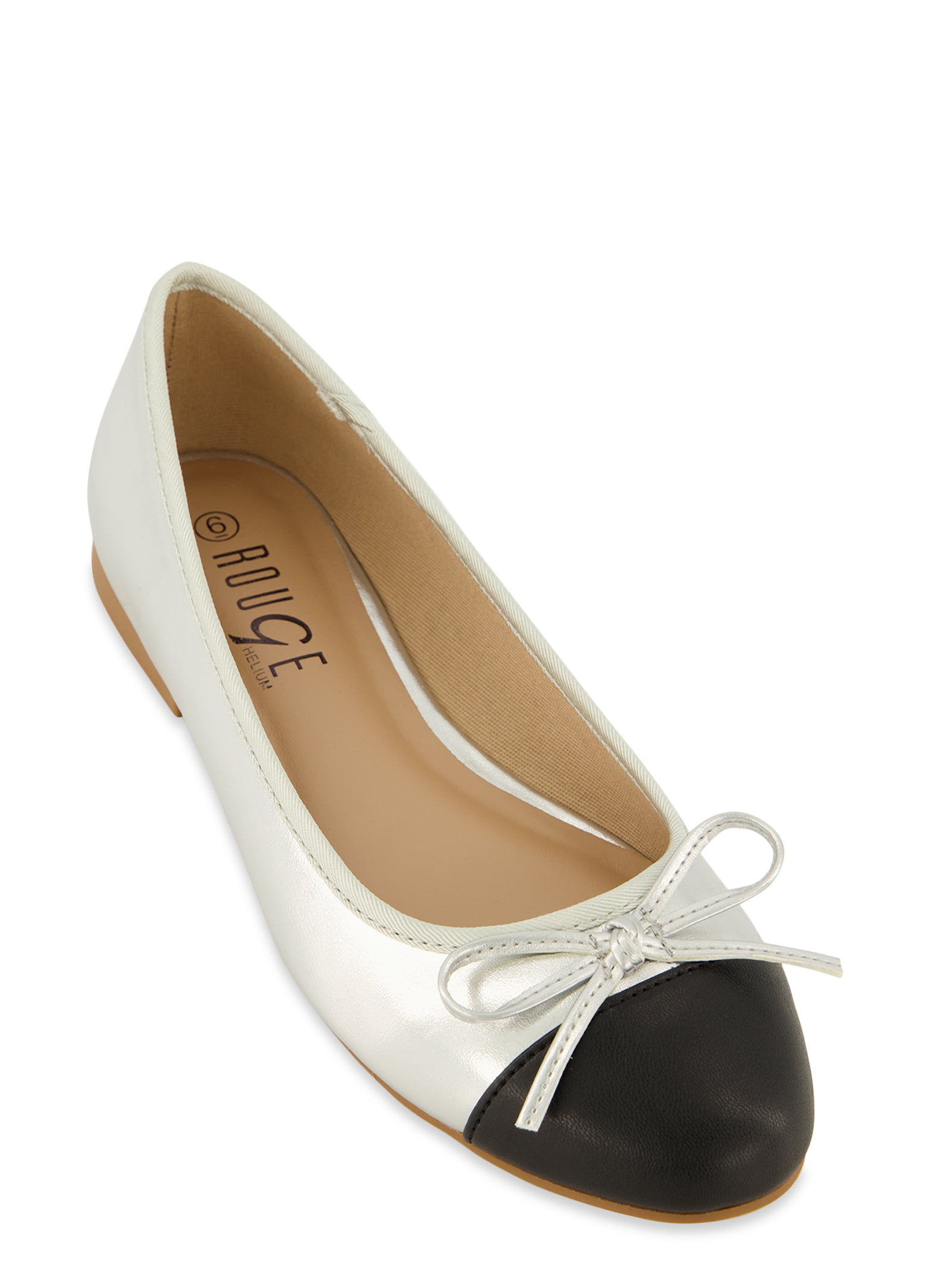White Flats With Bow