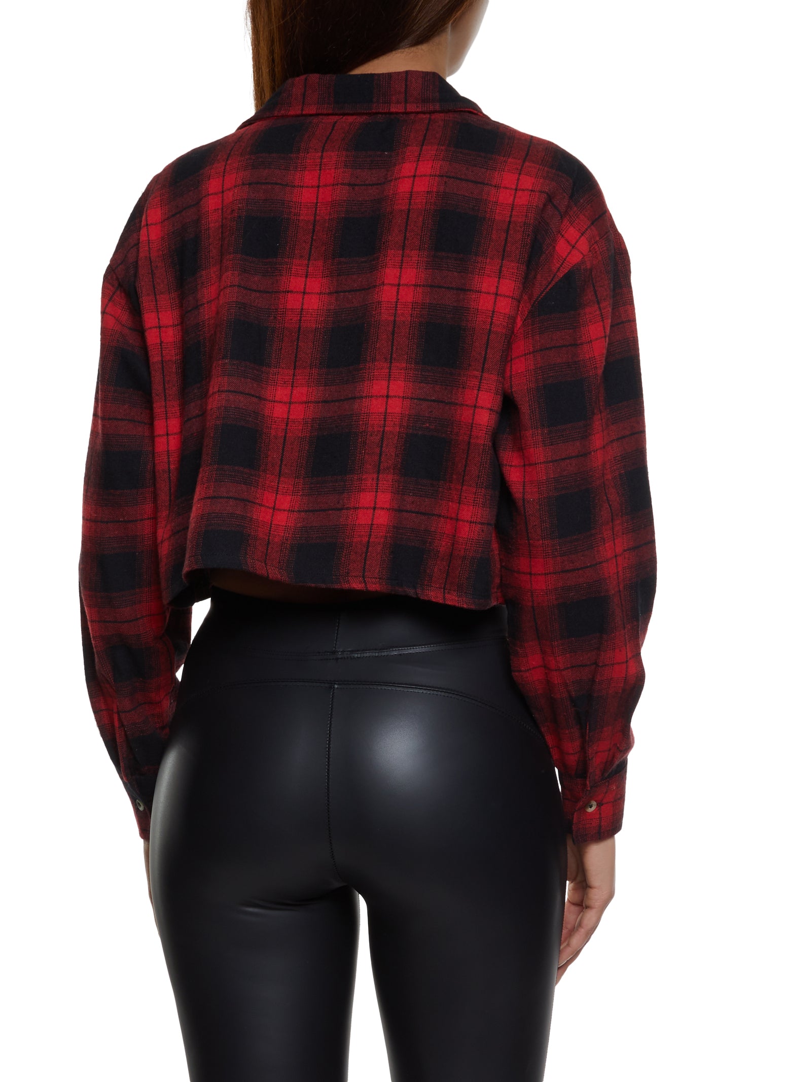 Varsity Plaid Crop Top