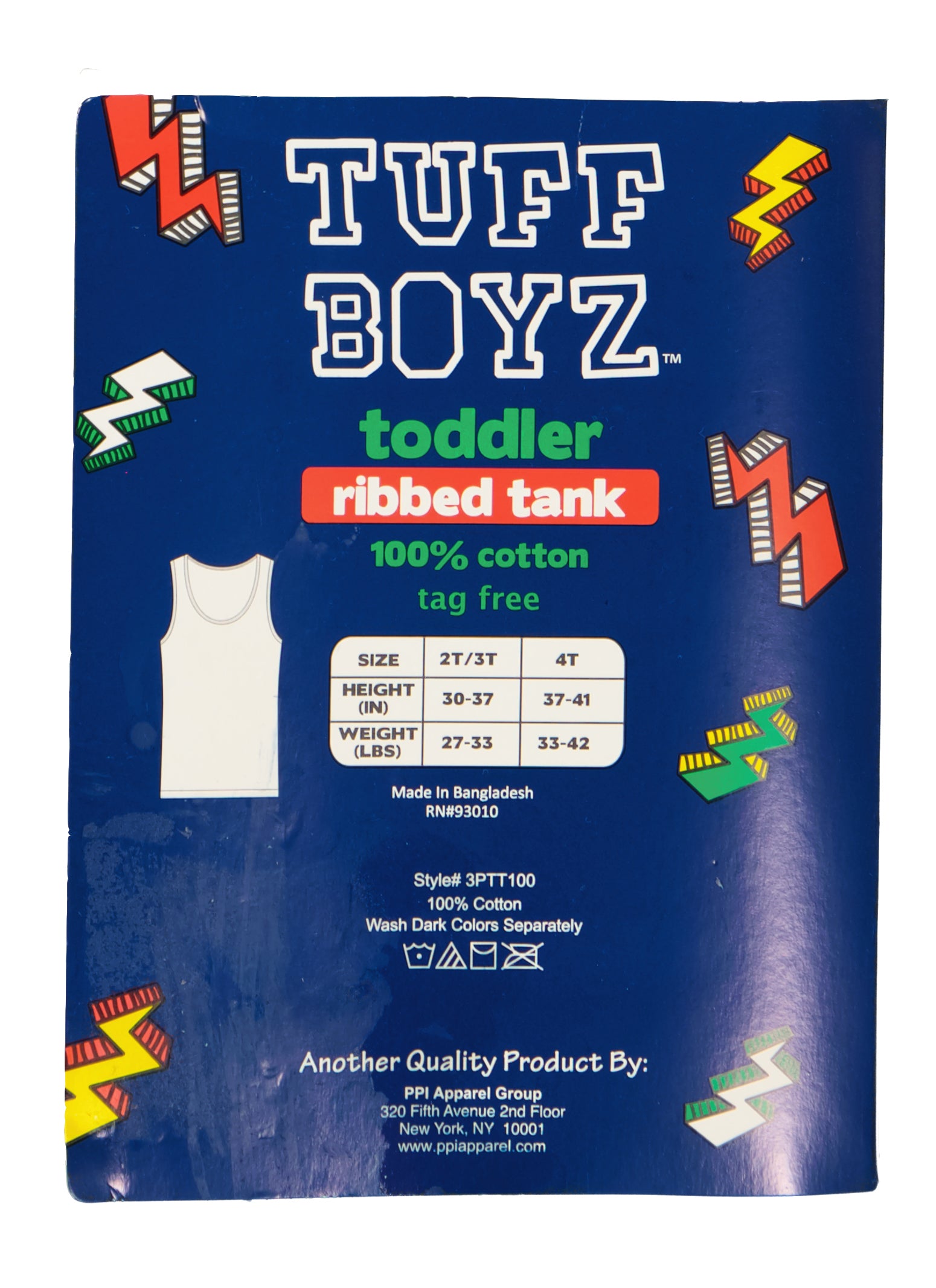 Toddler Boys Ribbed Tank Tops 3 Pack